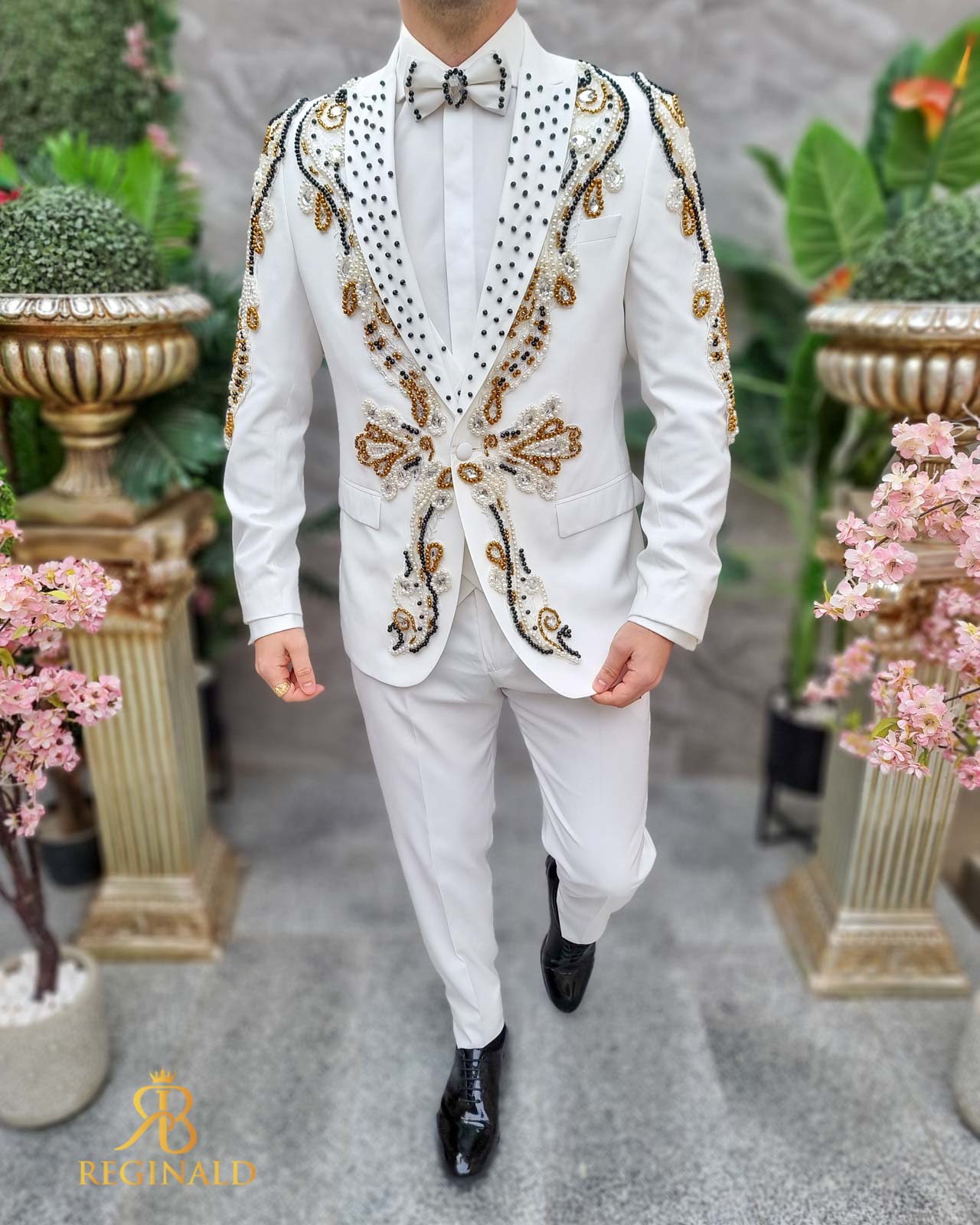 Costum elegant cu pietre si strasuri, set: 4 piese pentru NAS/MIRE ...